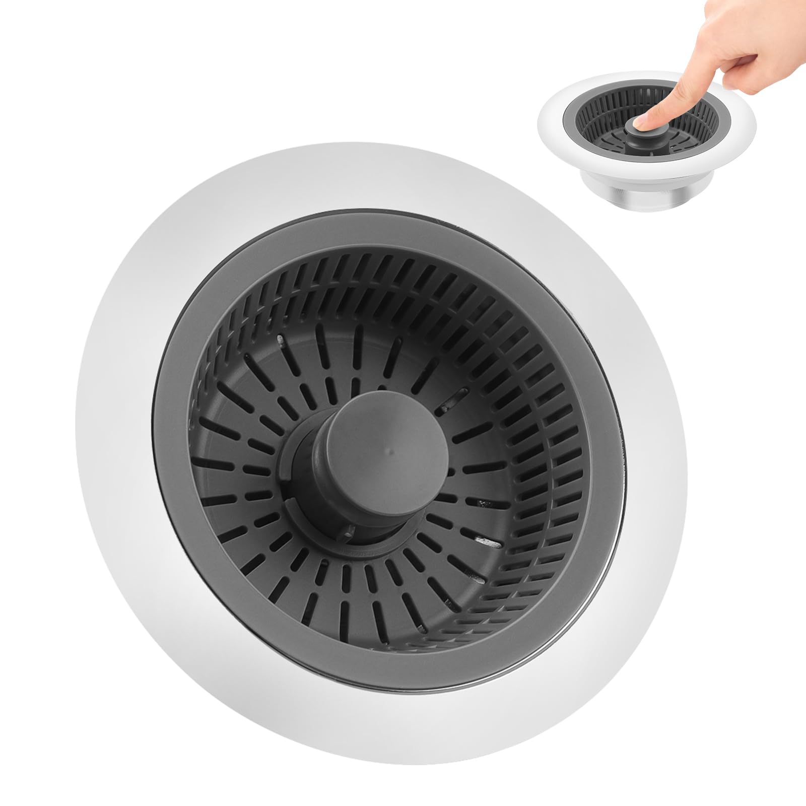 Snapklik.com : SAMODRA Upgraded 3 In 1 Kitchen Sink Drain Stainer And ...