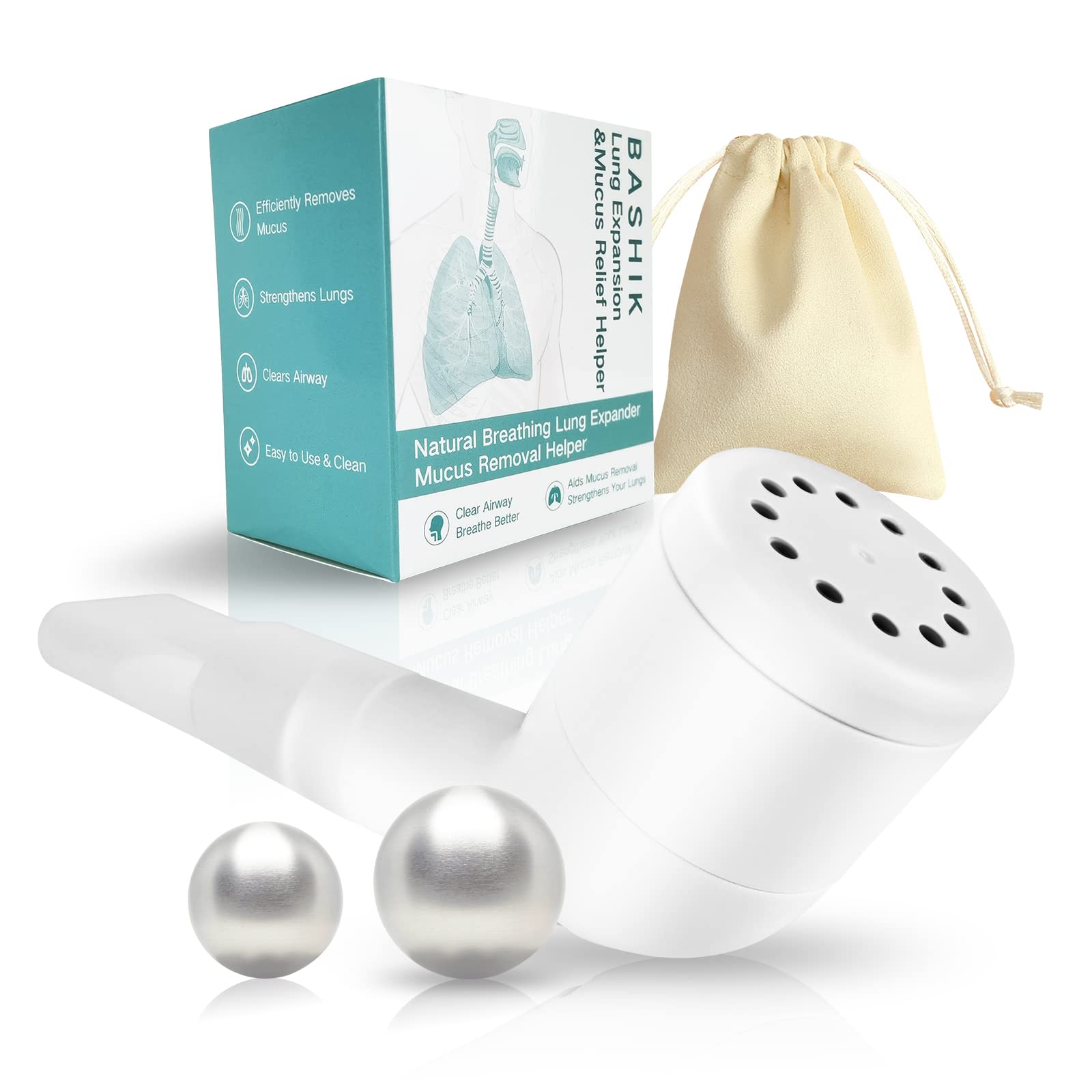Buy Mucus Clearance Device & Natural Lung Exerciser Provides Positive ...