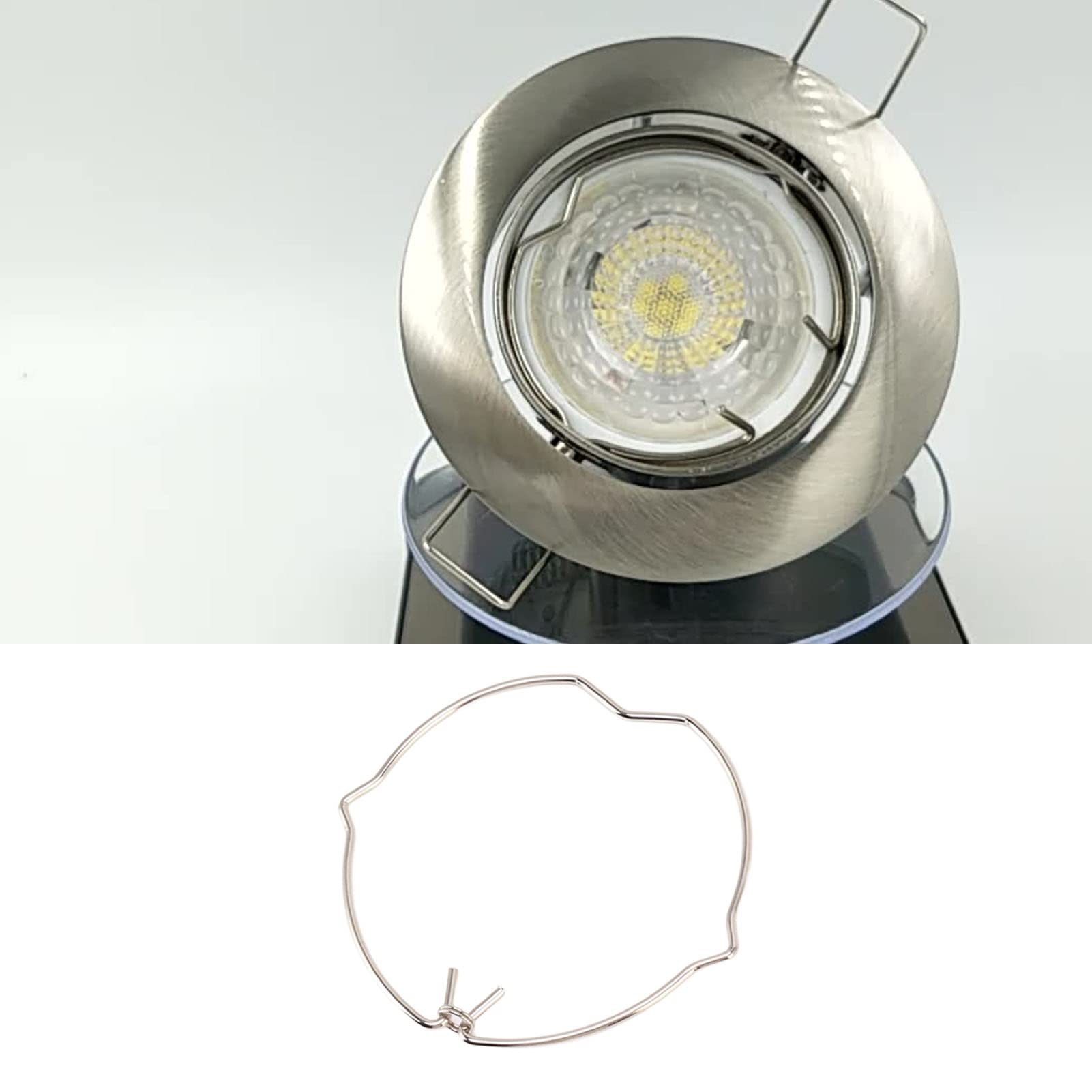 Recessed Light Springs 12pcs MR16 Spotlight Spring Clips - Manganese ...