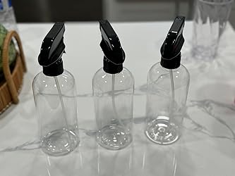 Amazon.com: EPAuto Heavy Duty Chemical Resistant Spray Bottles with Sprayer (16 oz), Clear, 3 ...