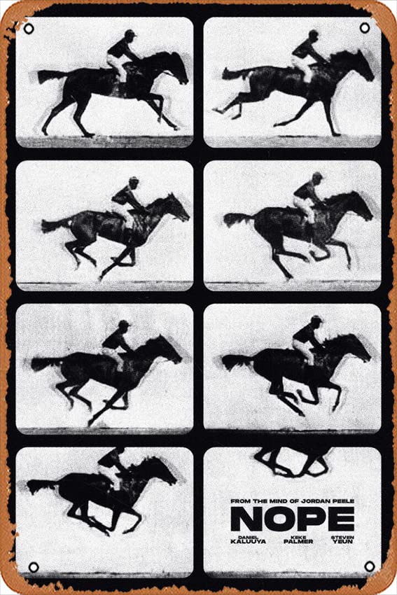 Amazon.com: Retro Tin Sign Nope Movies Poster Tin Signs Celebrity ...