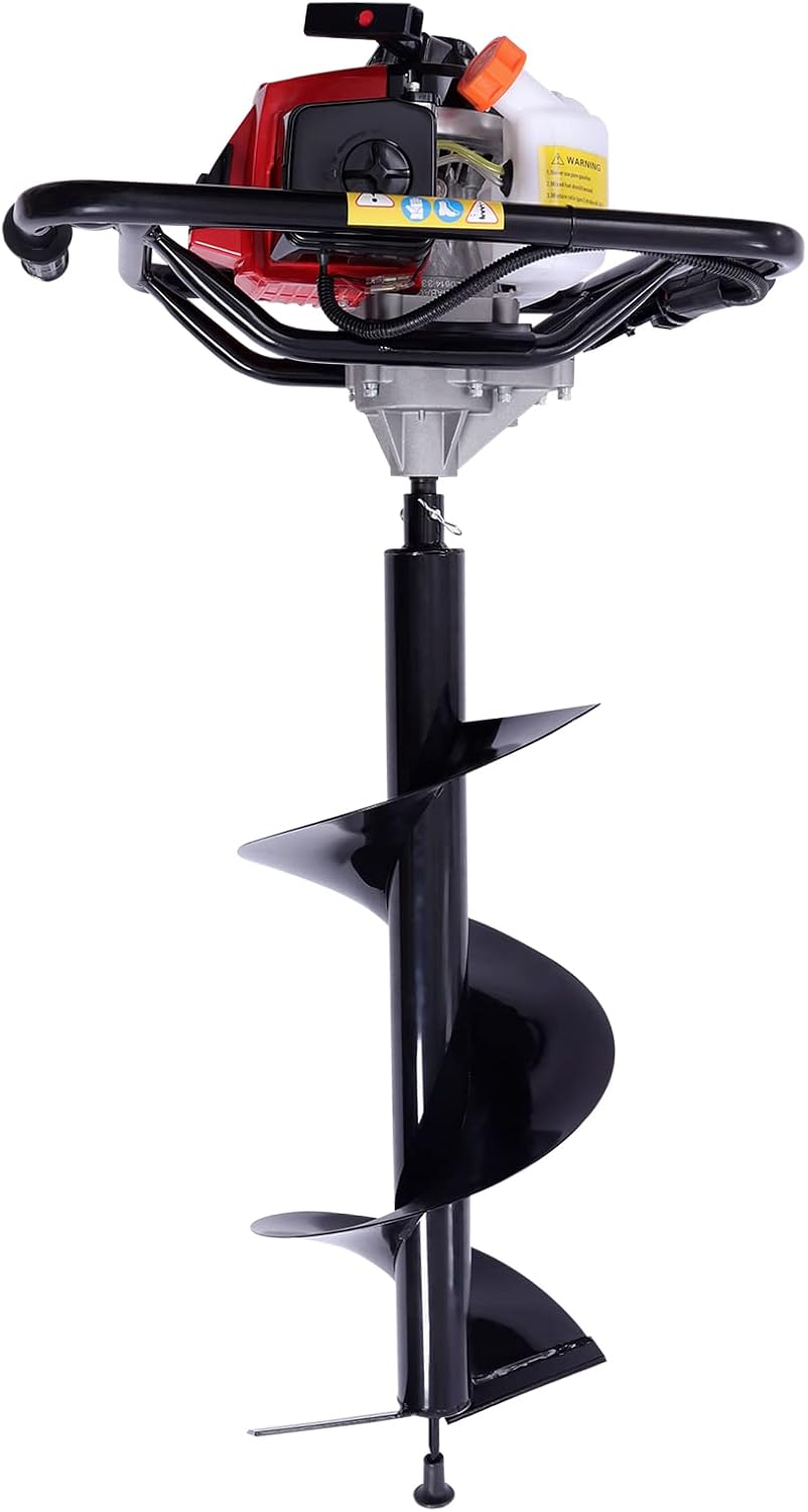 Amazon.com: YIYIONCE 63CC 2-Stroke Gas Powered Post Hole Digger, 3HP V ...