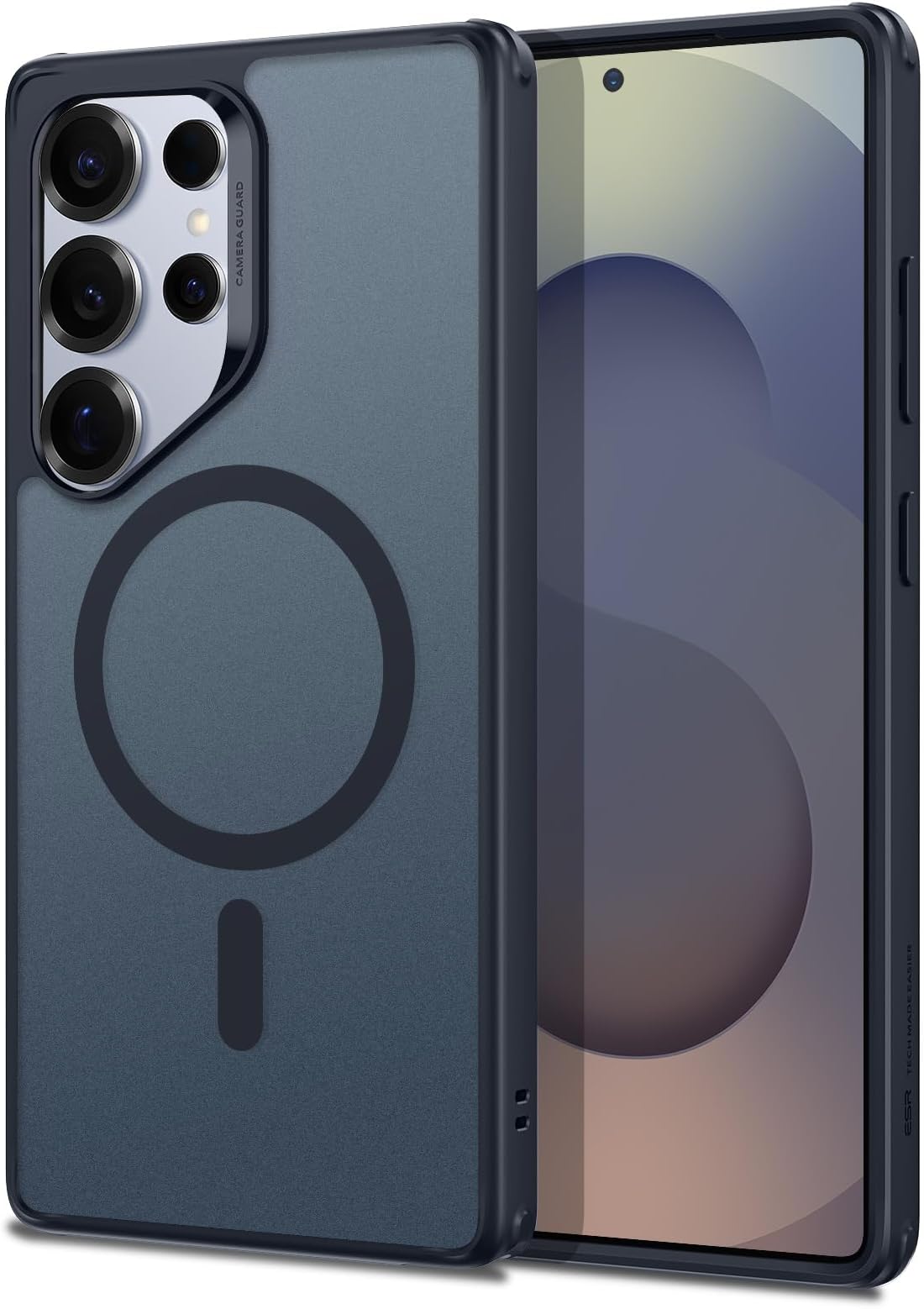 Amazon.com: FNTCASE for Samsung Galaxy S25-Ultra Case: Magnetic Translucent Matte Shockproof ...