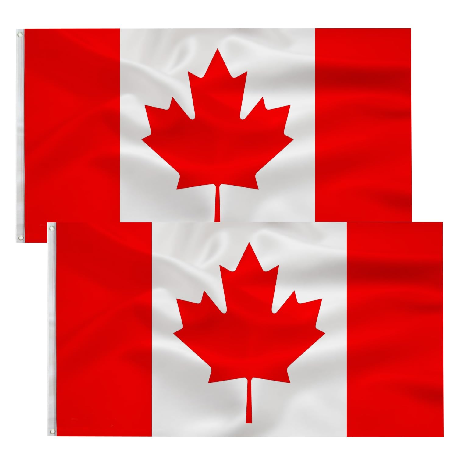 2pcs Canada flag Canadian Flag 3x5 ft - Outdoor Indoor Durable Maple ...