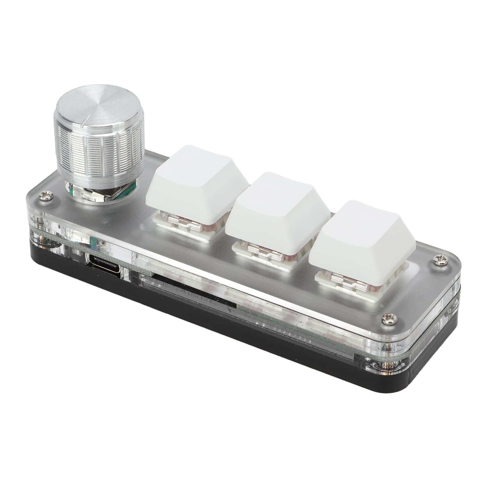 Buy One Handed Gaming Keyboard Mini 3 Key Keypad Mechanical White ...