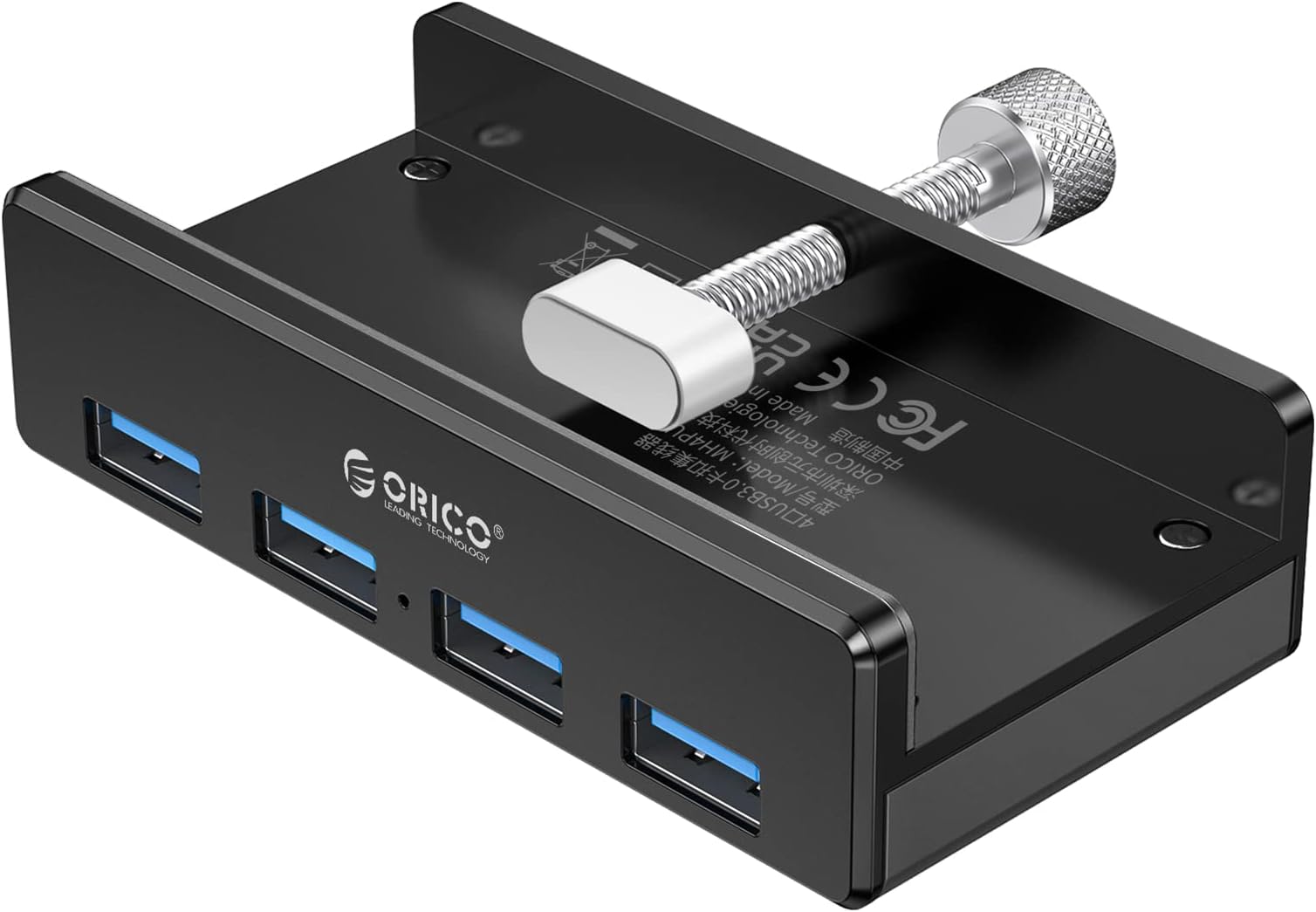 Amazon.com: ORICO USB Hub 3.0, Clamp USB Hub with Extra Power Supply ...