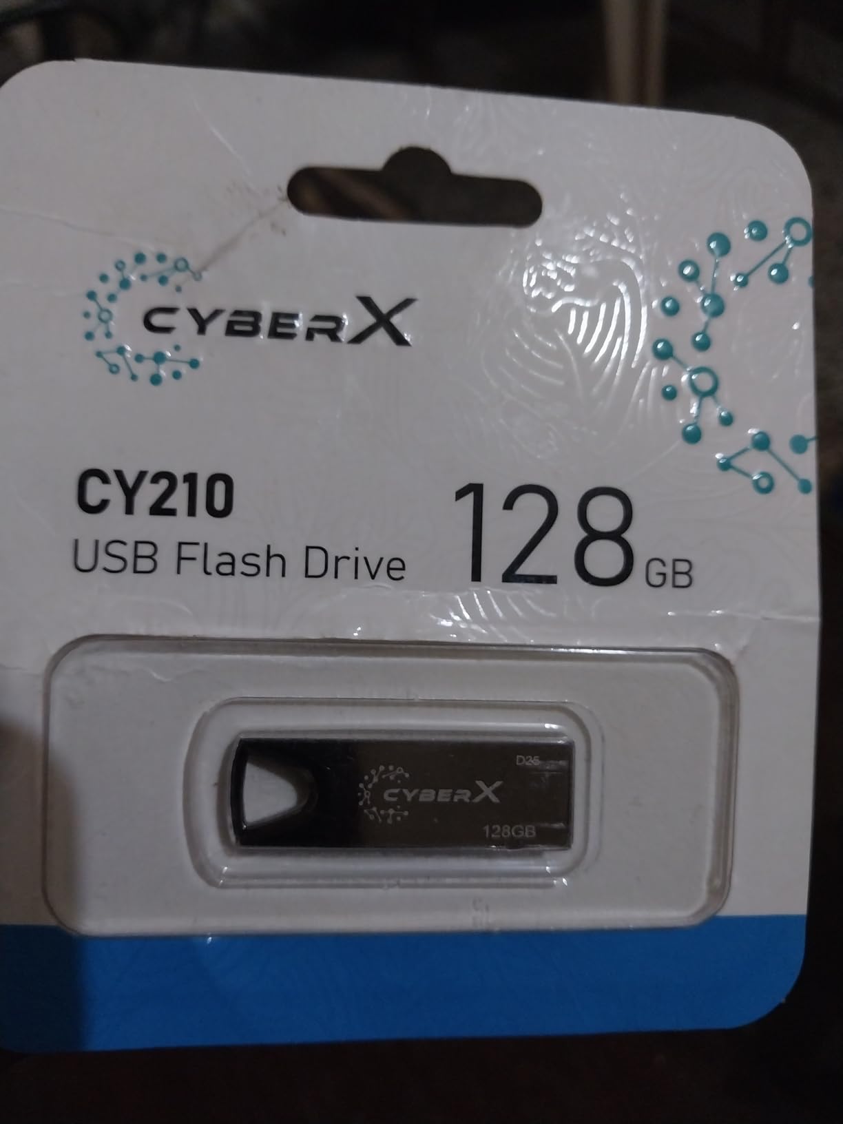 CYBERX CY210 128 GB Metal Body Flash Drive USB 2.0 Type A Pendrive ...