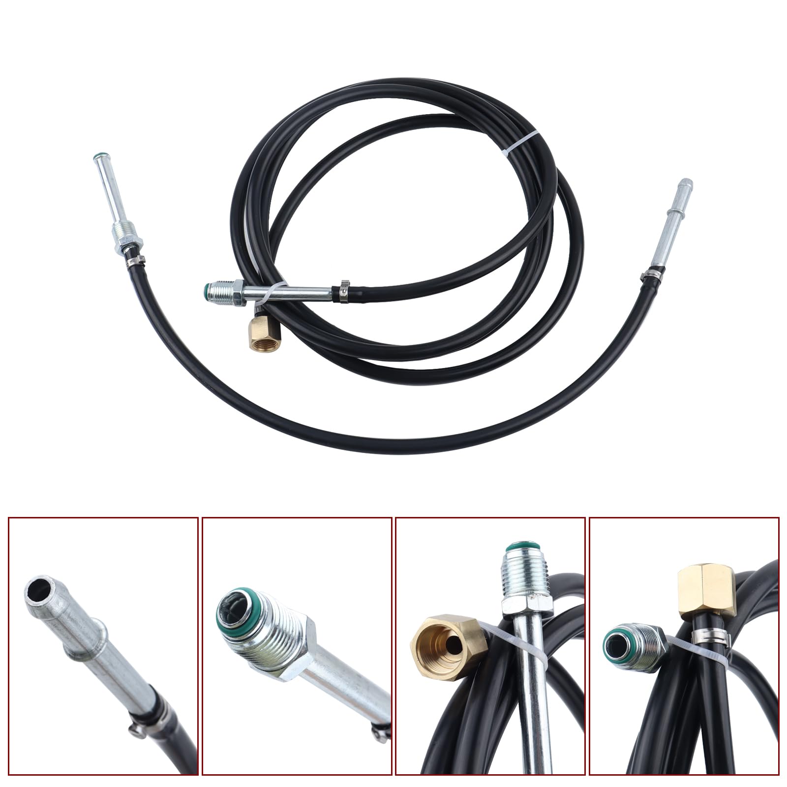 Snapklik.com : Nylon Fuel Lline Kit NFR0013 Fuel Lines Kit For 1988-97 ...