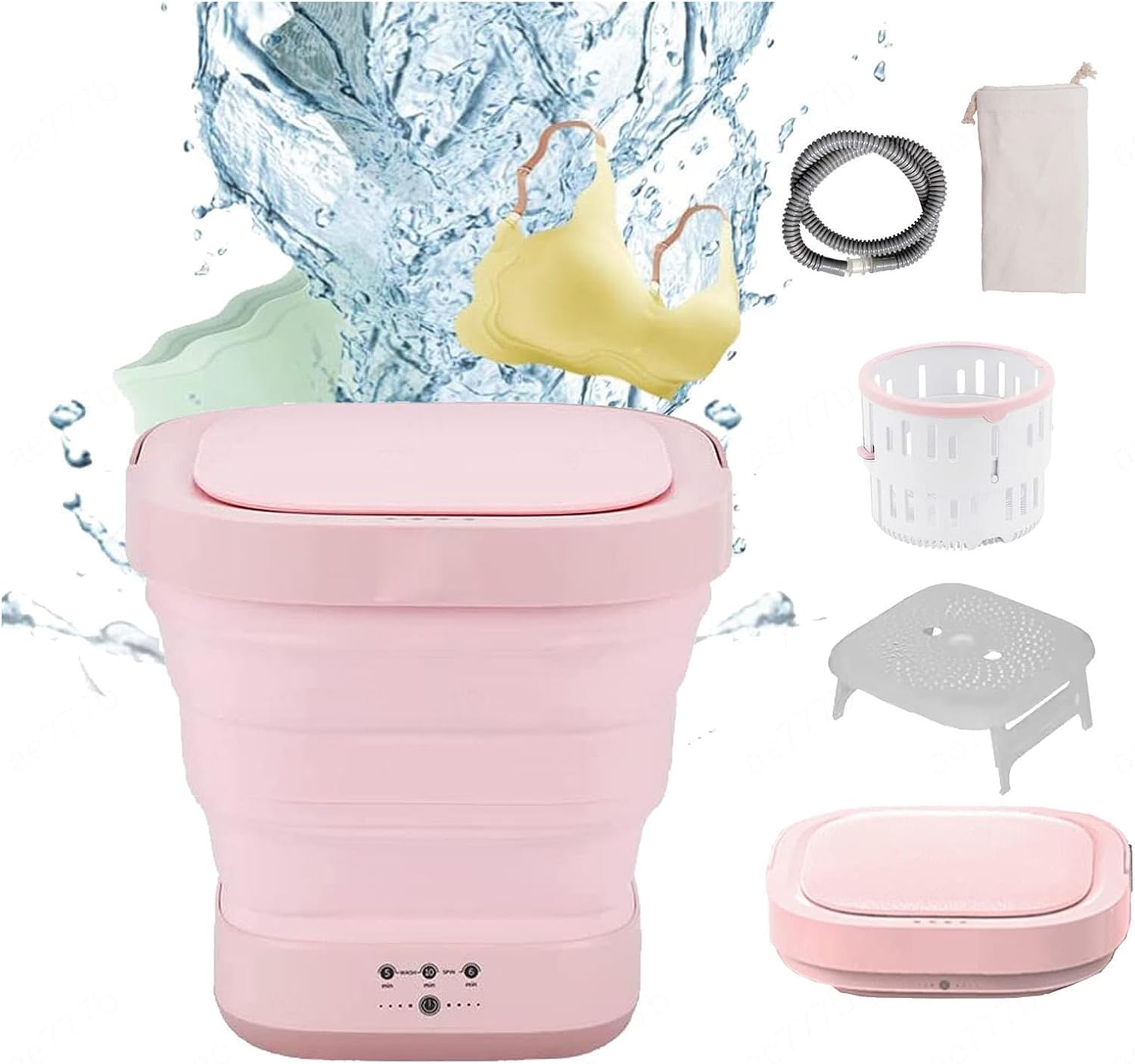 Amazon.com: Mini Washer and Dryer Combo with 4/6 Huors Drying and UV ...