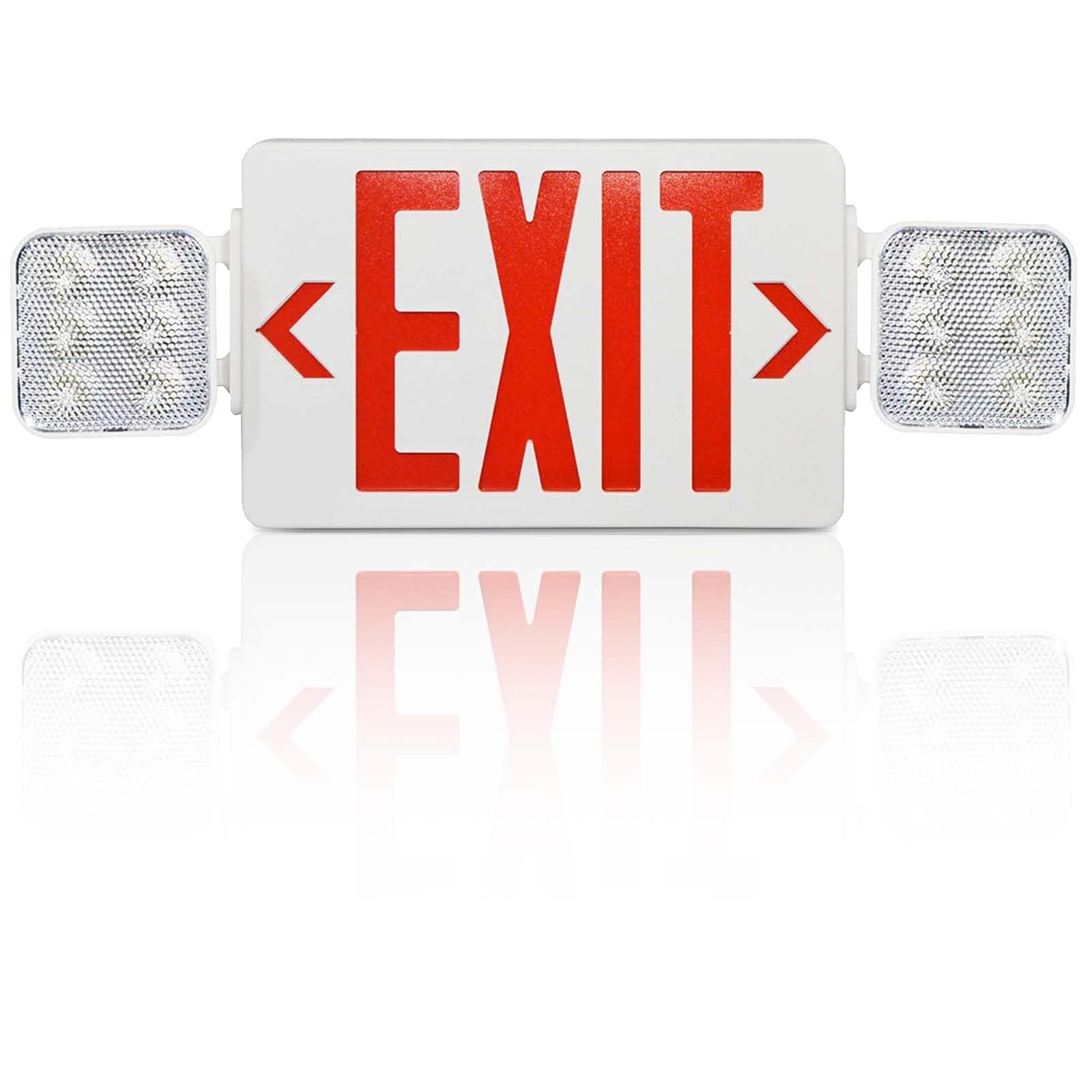 LED Exit Sign SPECTSUN 2-Pack With Battery Backup - UL Certified ...