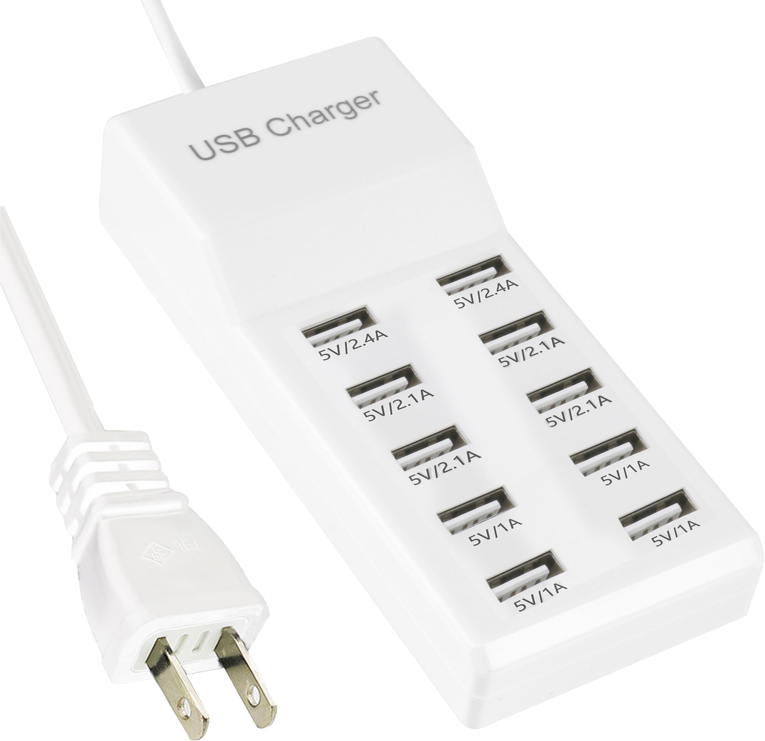 Amazon.com: Haioulun USB Charger, USB Charging Station with 10-Port for ...