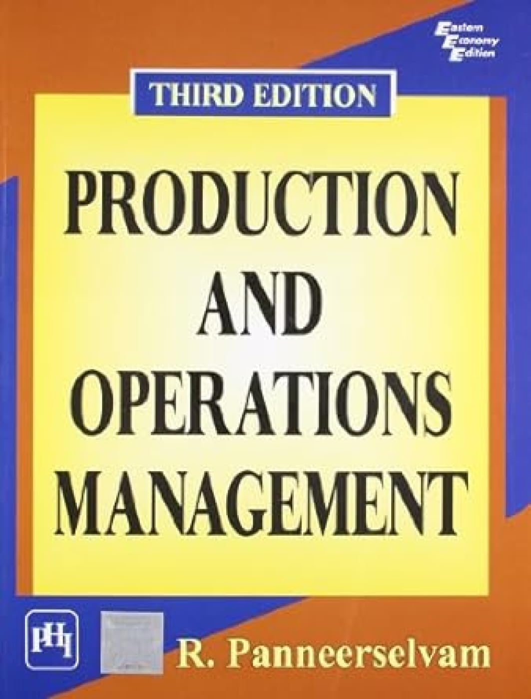 Production and Operations Management: Panneerselvam: 9788120345553 ...