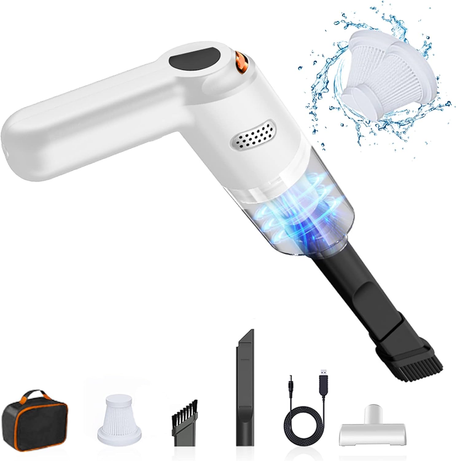 Amazon.com - SUROCASE Handheld Cordless Vacuum Cleaner, 120W 5000Pa ...