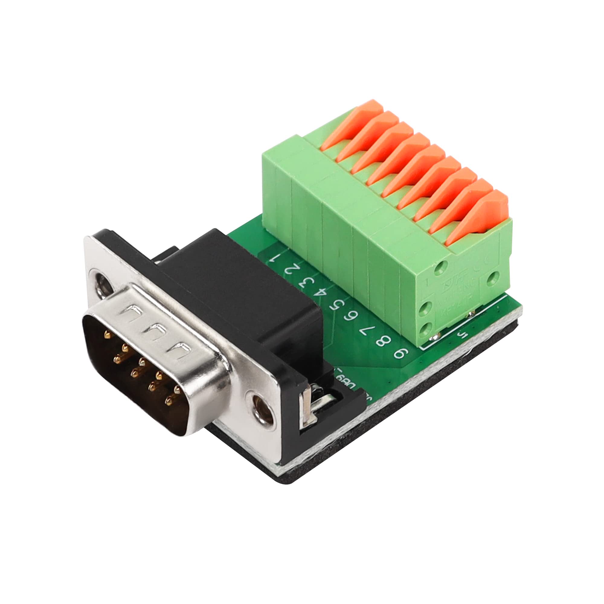 Amazon.com: QIANRENON DB9 Male Solderless Breakout Board Connector ...
