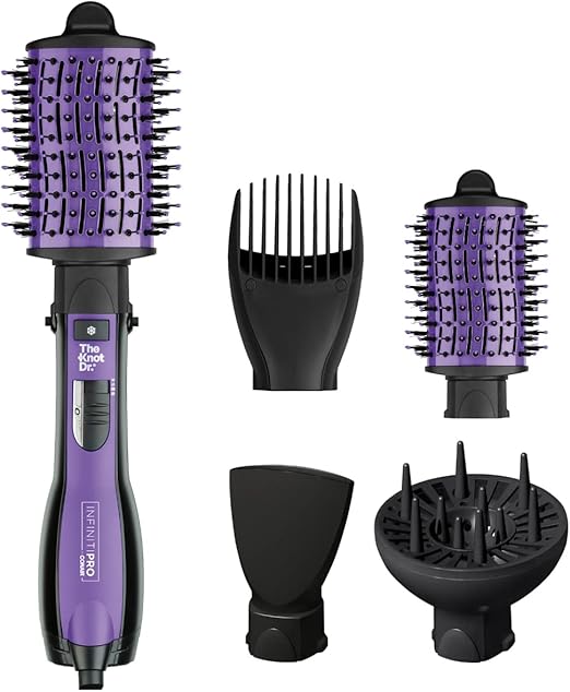 Conair Cepillo Ovalado All-in-one The Knot Dr. Morado. : Amazon.com.mx ...
