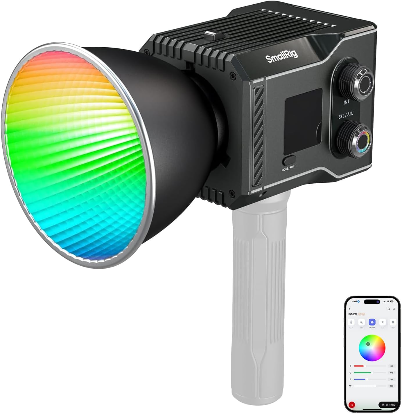 Amazon.com : Godox RS60R RGB LED Monolight, Full Color Video Light Mini ...