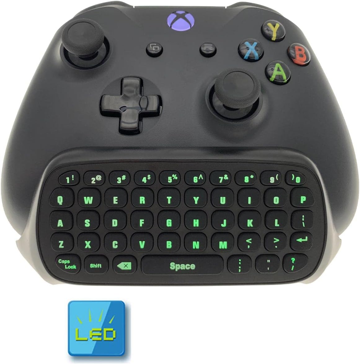 Whiteoak Xbox One S Chatpad Mini Backlit Gaming Keyboard Wireless Chat ...