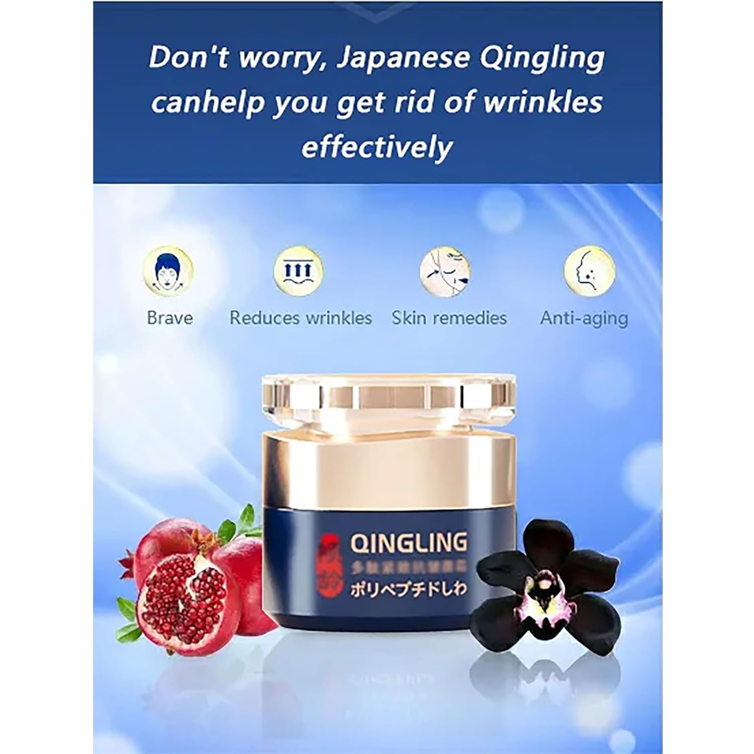 Japanese Qingling Wrinkle Removal Cream, Qingling Polypeptide Anti ...