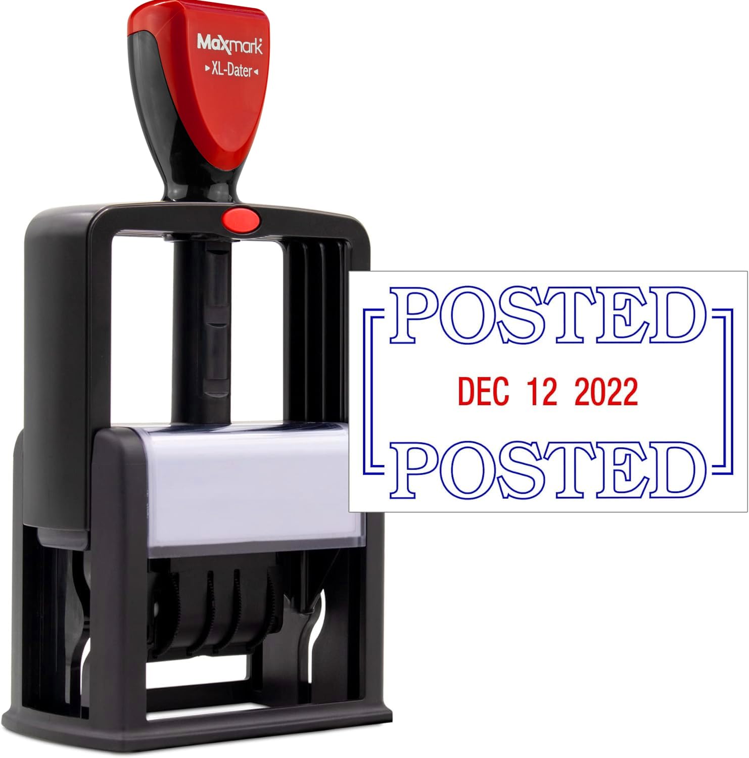 Amazon.com : ZIGEL Heavy Duty Style Self Inking Date Stamp with Posted ...