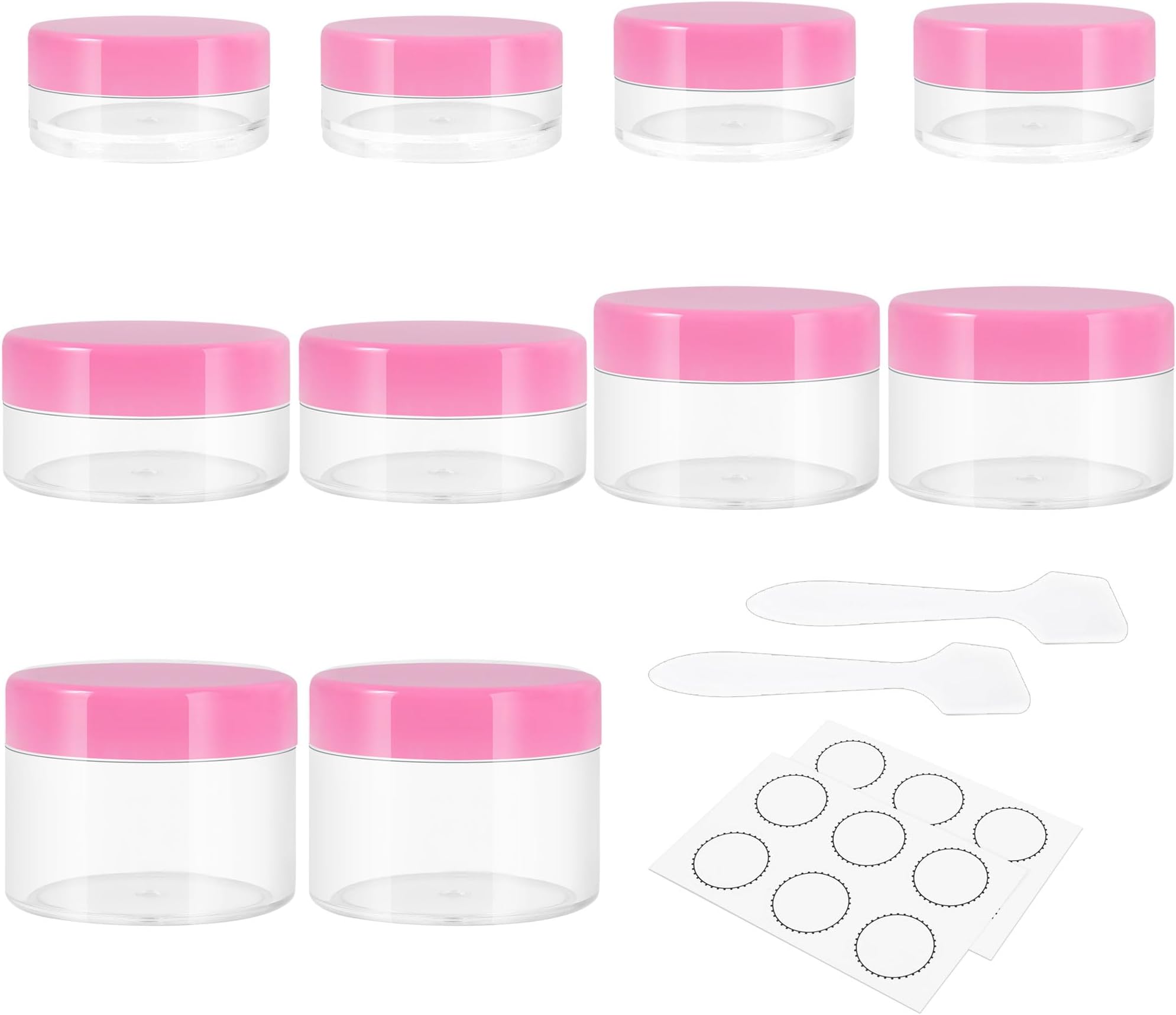Amazon.com: 10 Pieces Small Travel Containers, 3/5/10/15/20 Gram Size ...