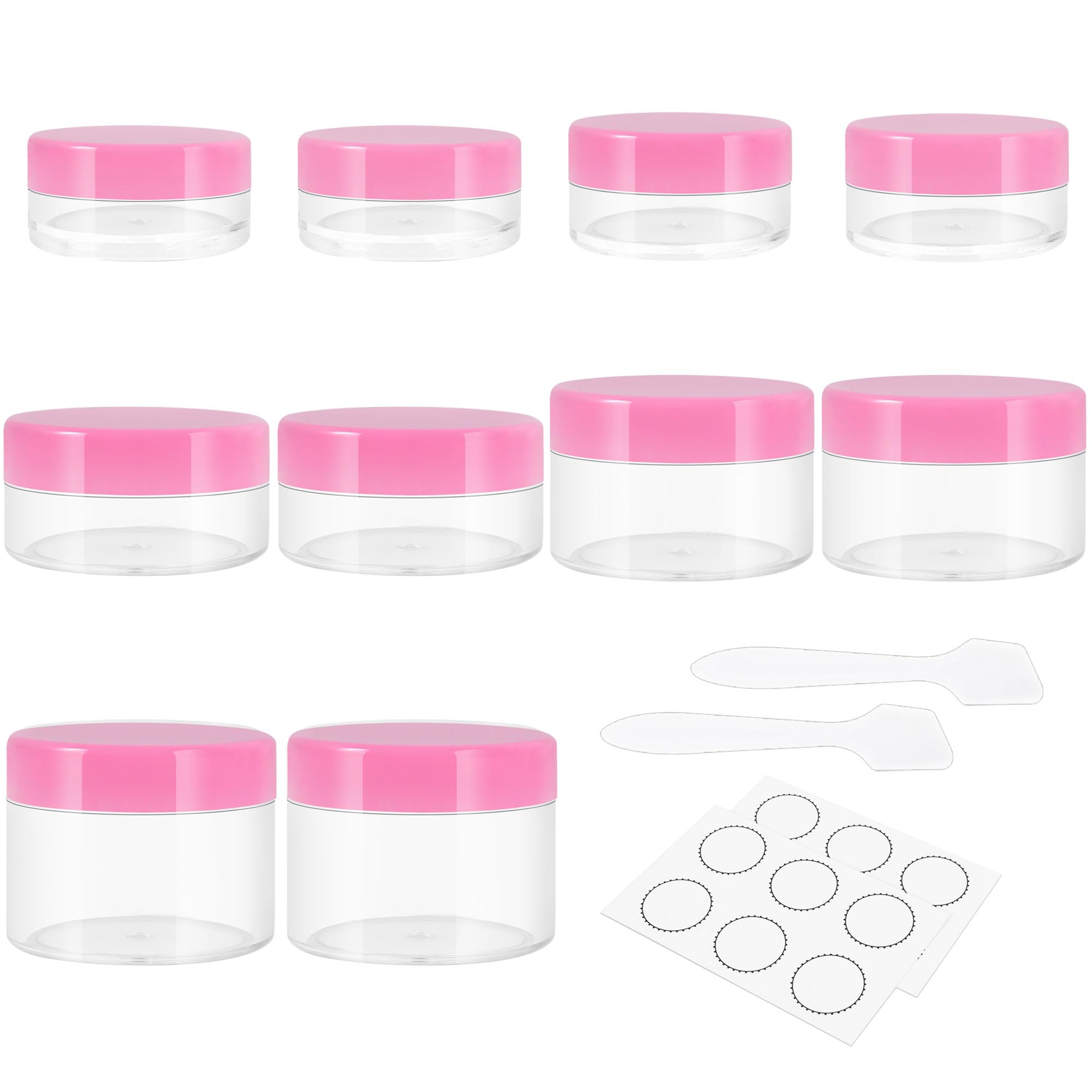 Amazon.com: GOLACKY 10 Pieces Small Travel Containers, 3/5/10/15/20 ...