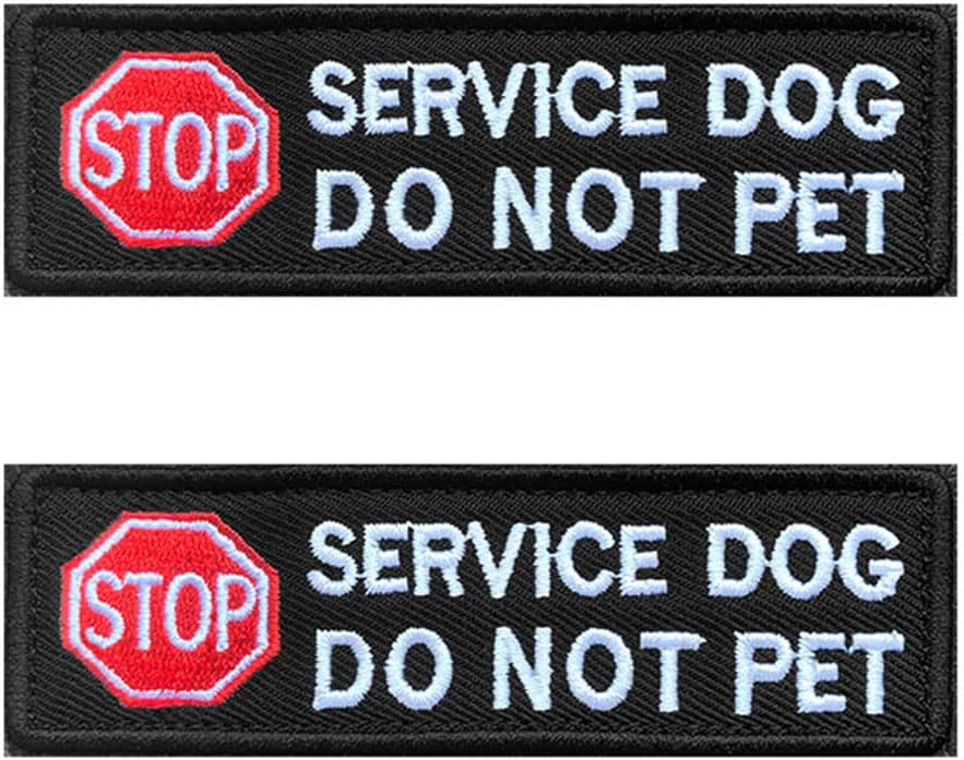 Amazon.com: 2 Pack Black Pink Glow in Dark Laser Cut Tactical Dog ...