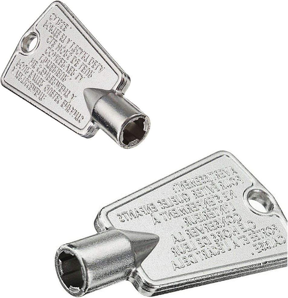 Amazon.com: 216702900 Freezer Door Key Set for Frigidaire, Kenmore, GE ...