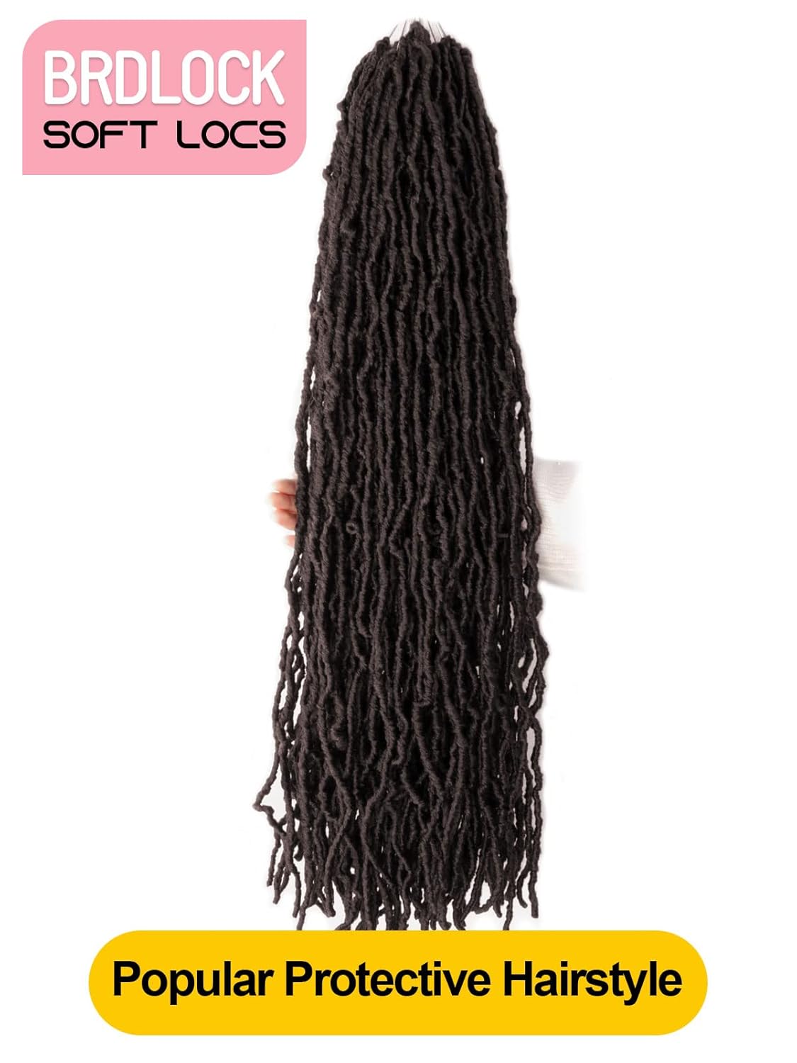 Buy BRDLOCK Faux Locs Crochet Hair 36 Inch Soft Locs Crochet Hair 5 ...