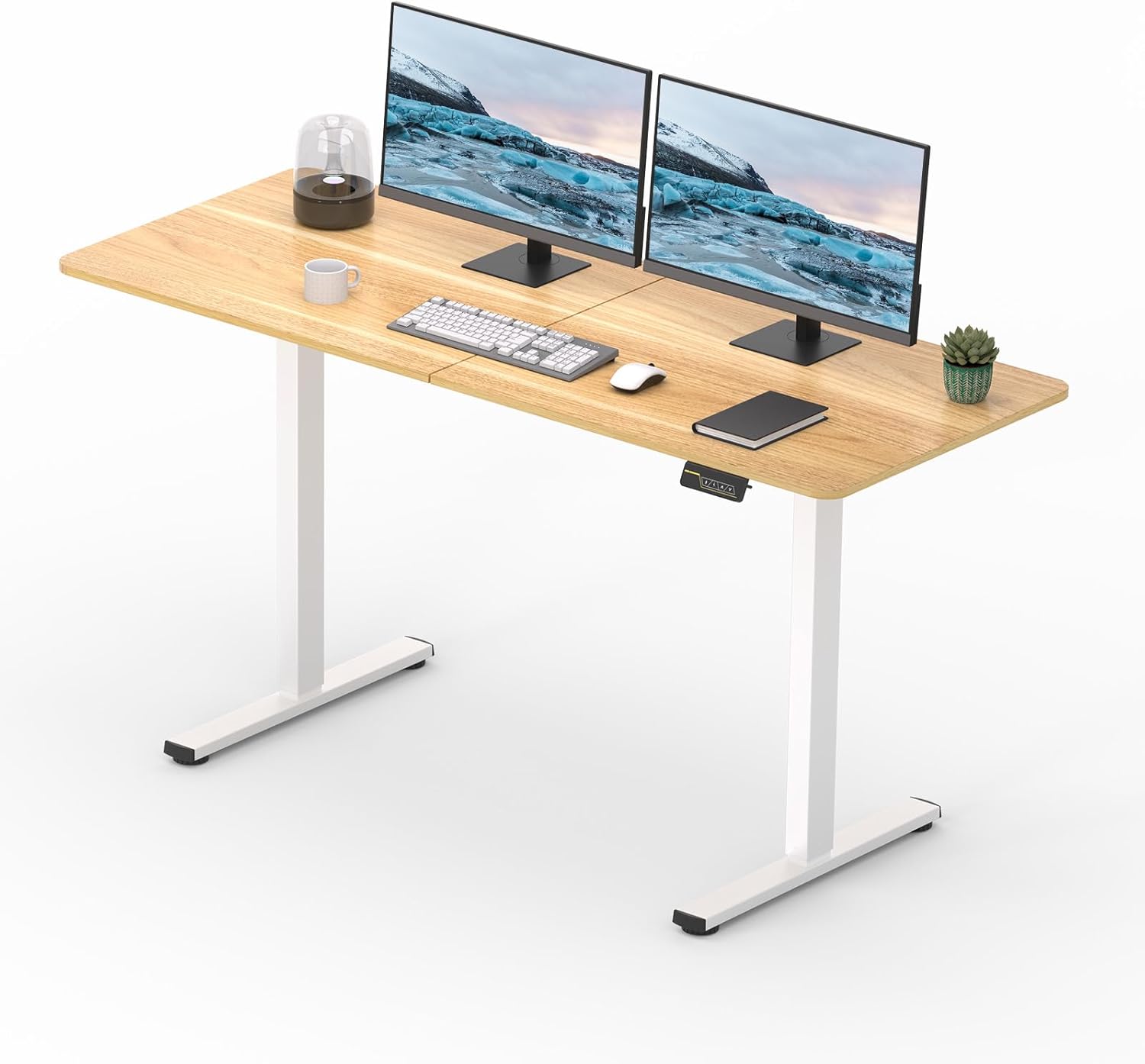FitStand Electric Standing Desk 120x60cm, Height Adjustable Standing ...