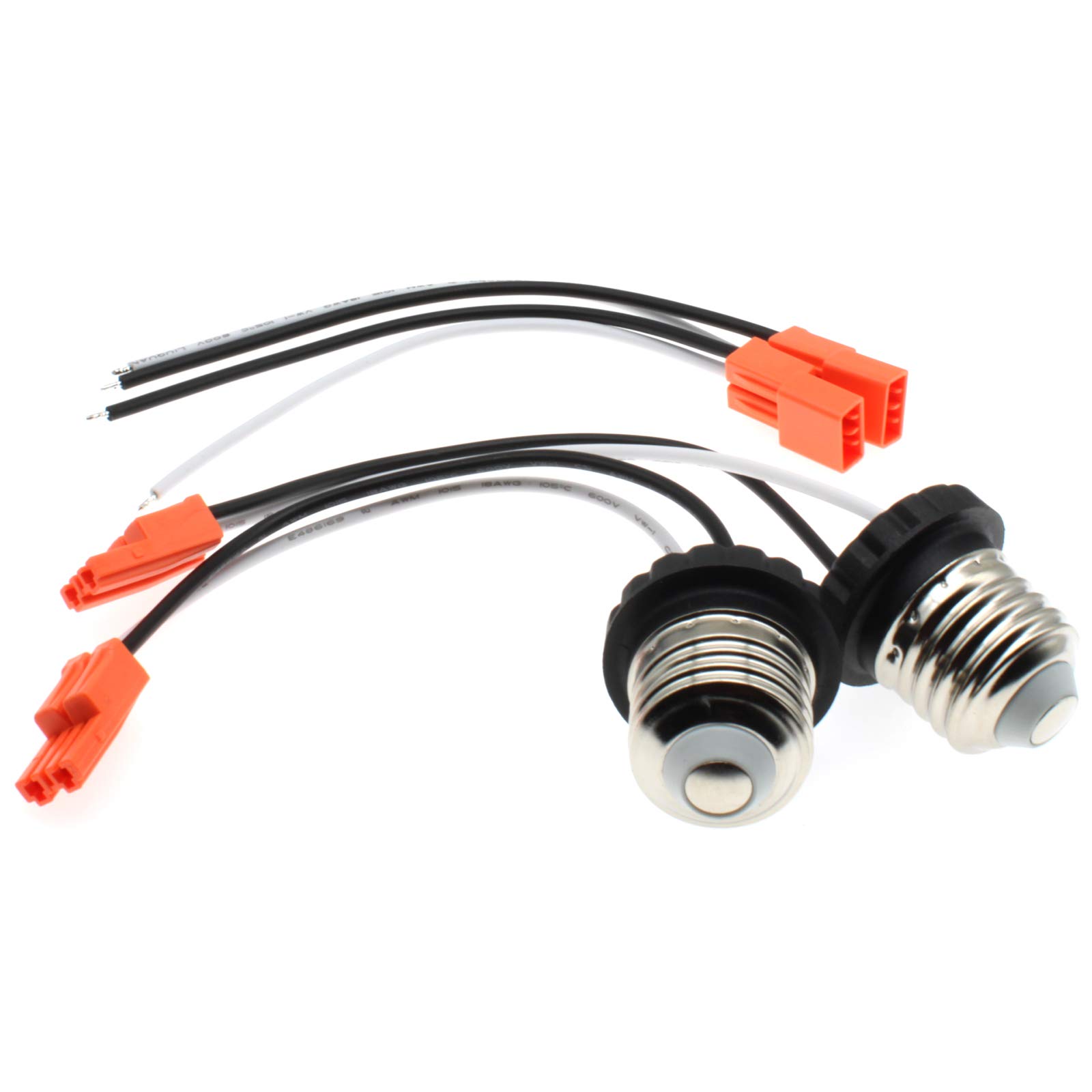 Snapklik.com : 2 Pack E26 Socket Adapter Base LED Downlight Male Head ...