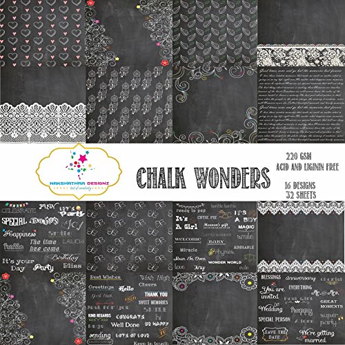 Craftsneed Nakshatra “Chalk Wonders” 12X12 Beautiful Decorative Printed ...