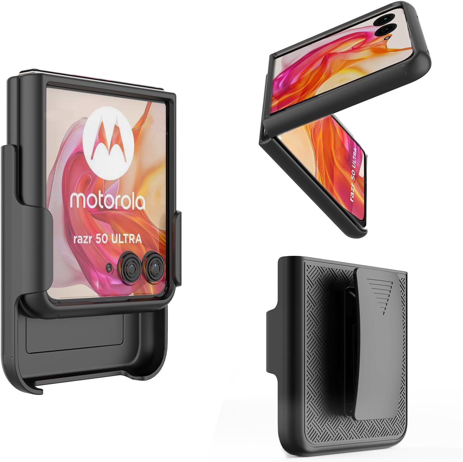 Amazon.com: Case with Clip for Motorola RAZR 2024, BELTRON Snap-On ...