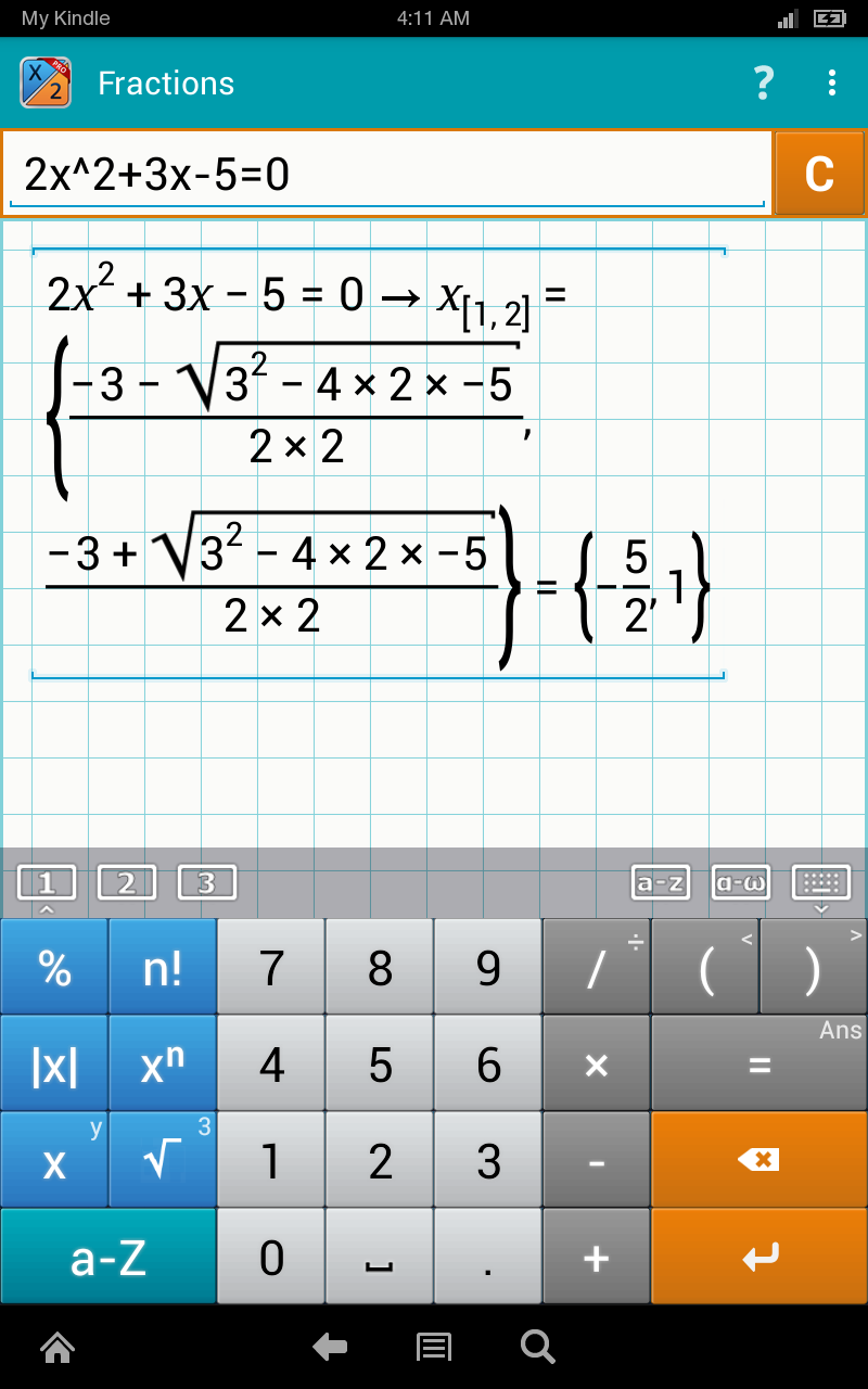 Fraction Calculator by Mathlab (PRO) - App on Amazon Appstore
