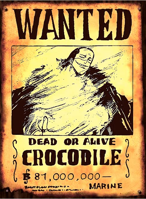 005_Wanted Poster Crocodile A4 size : Amazon.in: Home & Kitchen