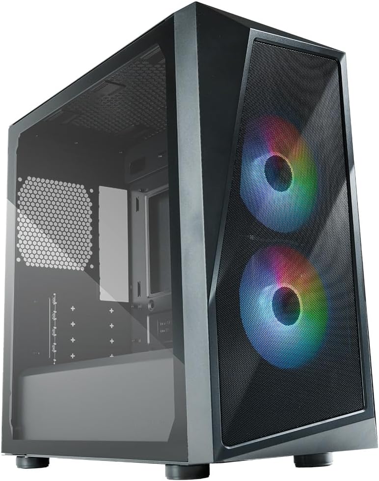 Amazon.com: Cooler Master CMP 320 PC Case - Mini-Tower Chassis with 2 x ...