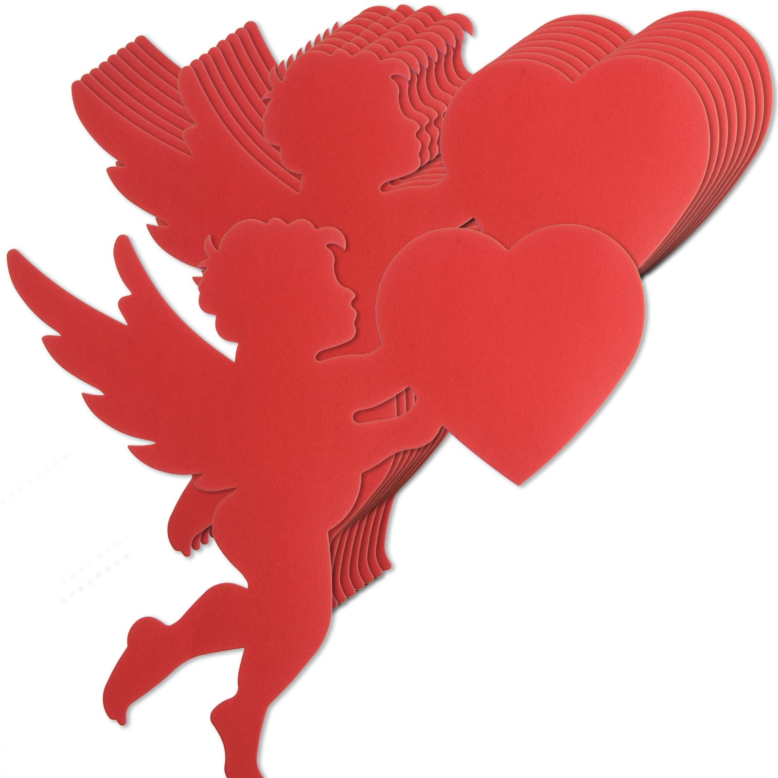 Amazon.com: 36 Pcs Large Valentine's Day Cupid Cutouts 11 Inch Paper ...