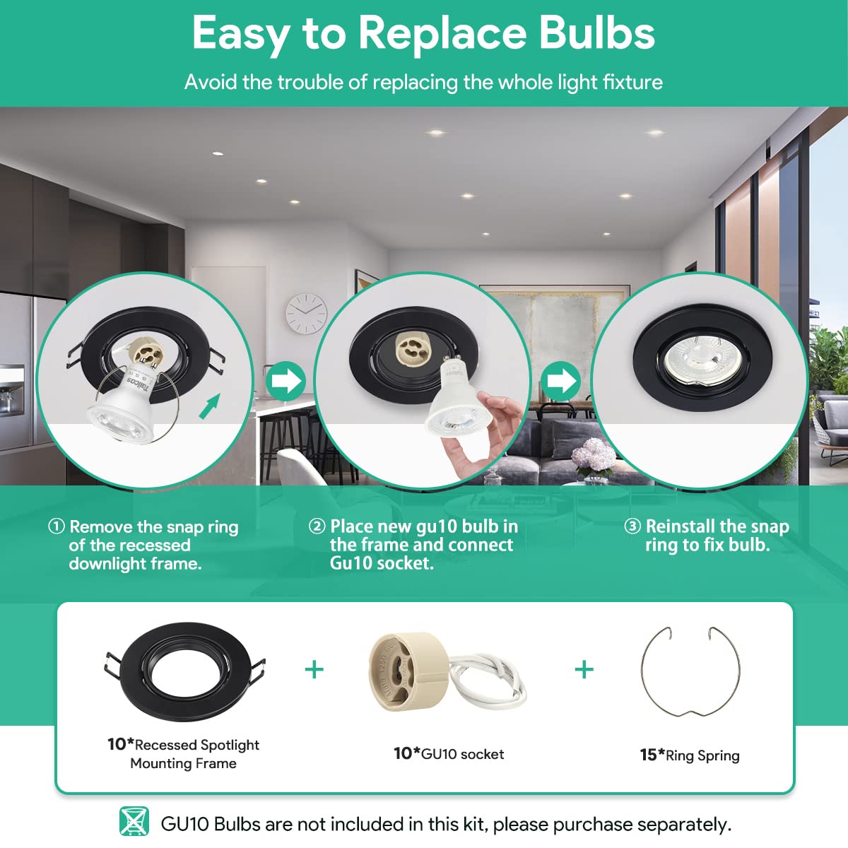 Recessed Ceiling Halogen Bracket