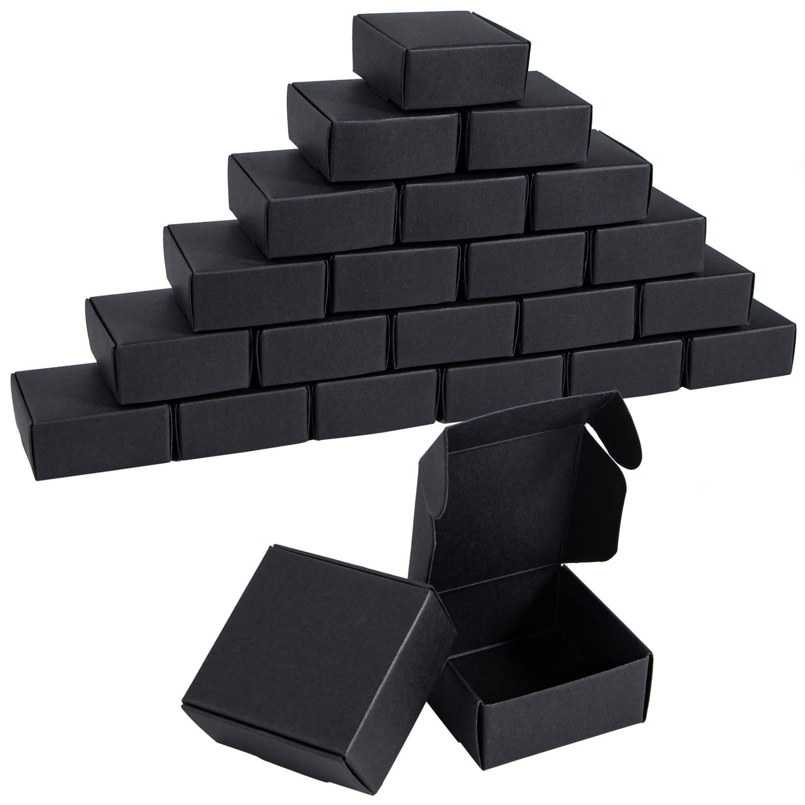 Amazon.com: NIGNYA Mini Gift Boxes Black, 2.16x2.16x0.98 inches Empty ...