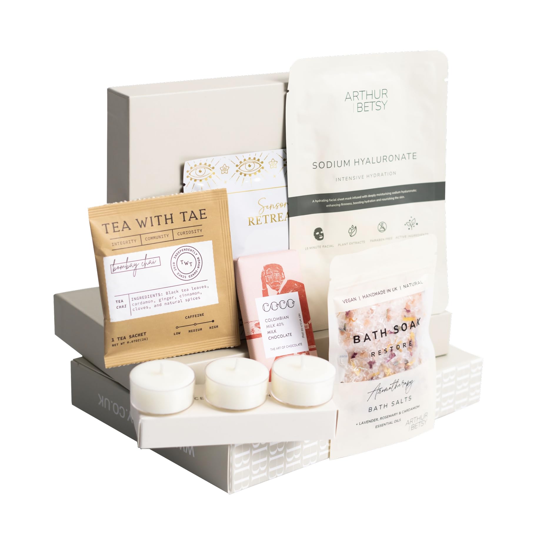 Hallby - Luxury Pamper Box - Pamper Set, Relaxation Gifts for Women ...
