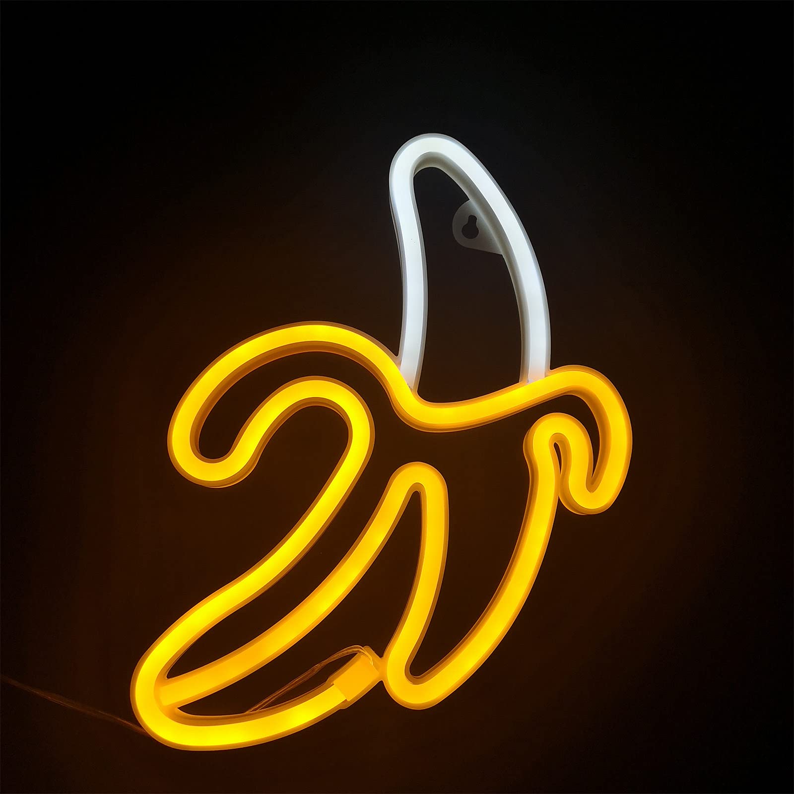 Buy ENUOLI Banana Neon Light Signs LED Neon Lights Neon Night Light USB ...