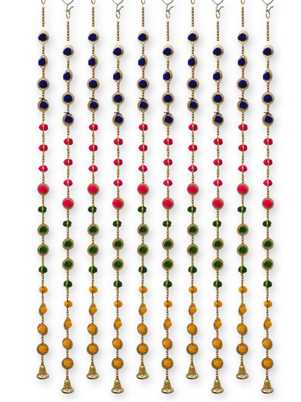 Buy JH Gallery Handmade Artificial Flowers Garland Pom Pom Strings Home ...