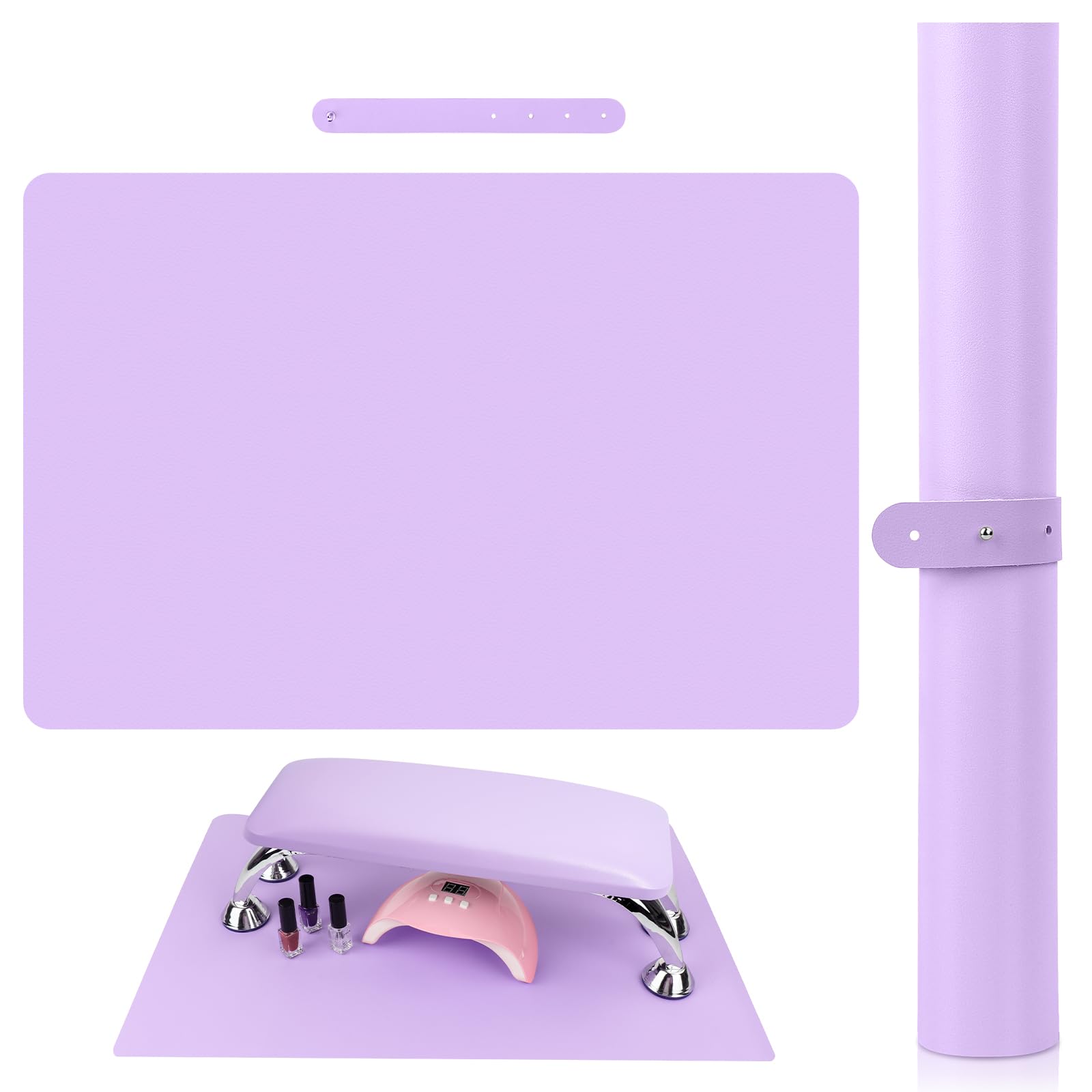 Amazon.com: (MAT ONLY) Nail Art Table Mat, Foldable Nail Art Hand Rest ...