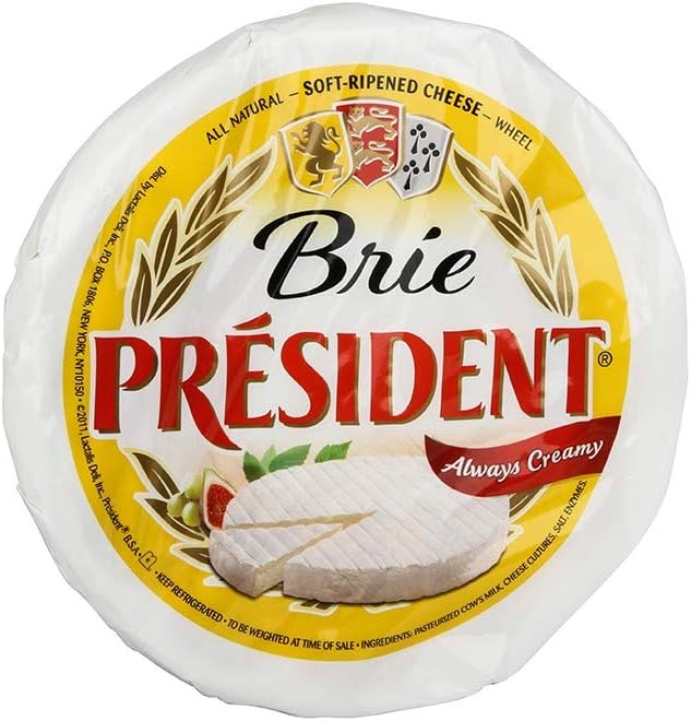 Amazon.com: President Brie Plain 60% Wheel 2.2 Pounds (1 Kilo ...