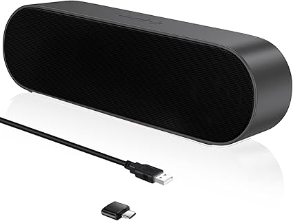 ZETIY PC Speakers, USB Computer Speaker, Laptop Speakers with Volume ...