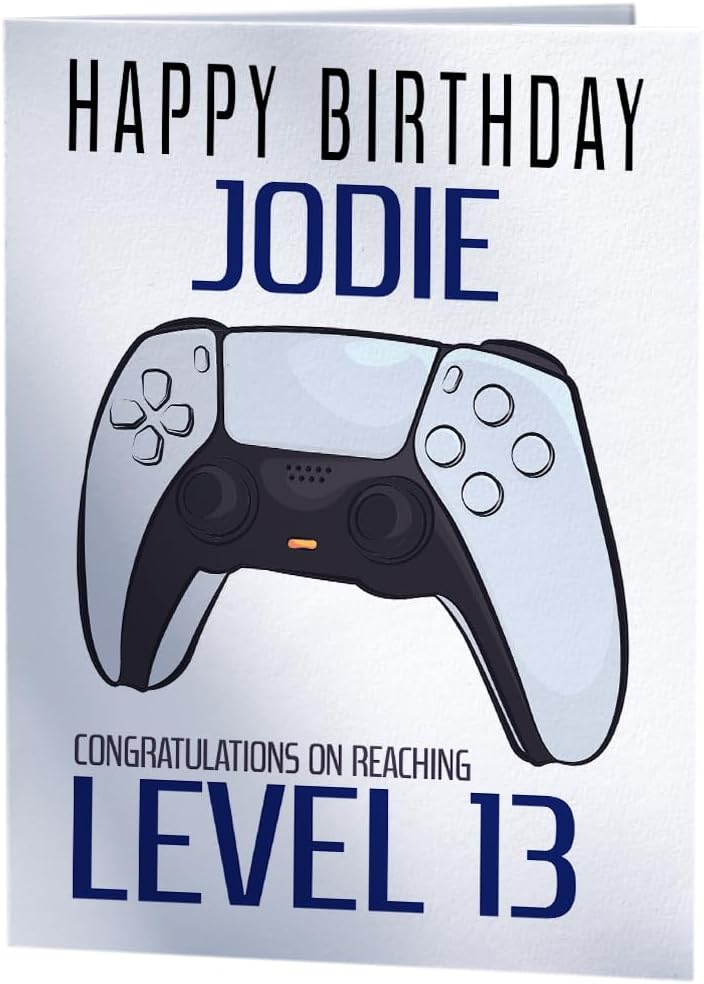 PERSONALISED Gaming Gamer Playstation PS5 Birthday Card - Any Name ...