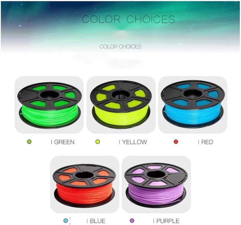Review FARUTA 3D Printing Supplies PLA Filament 3.0mm Luminous 3D ...