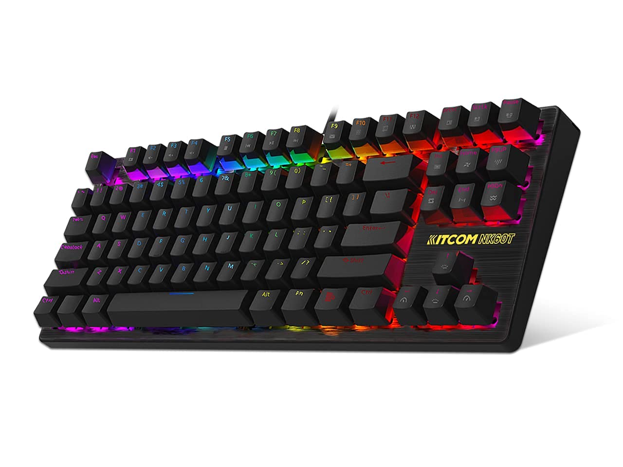 Buy KITCOM TKL RGB Mechanical Keyboard Backlit Keyboard NK60T ...