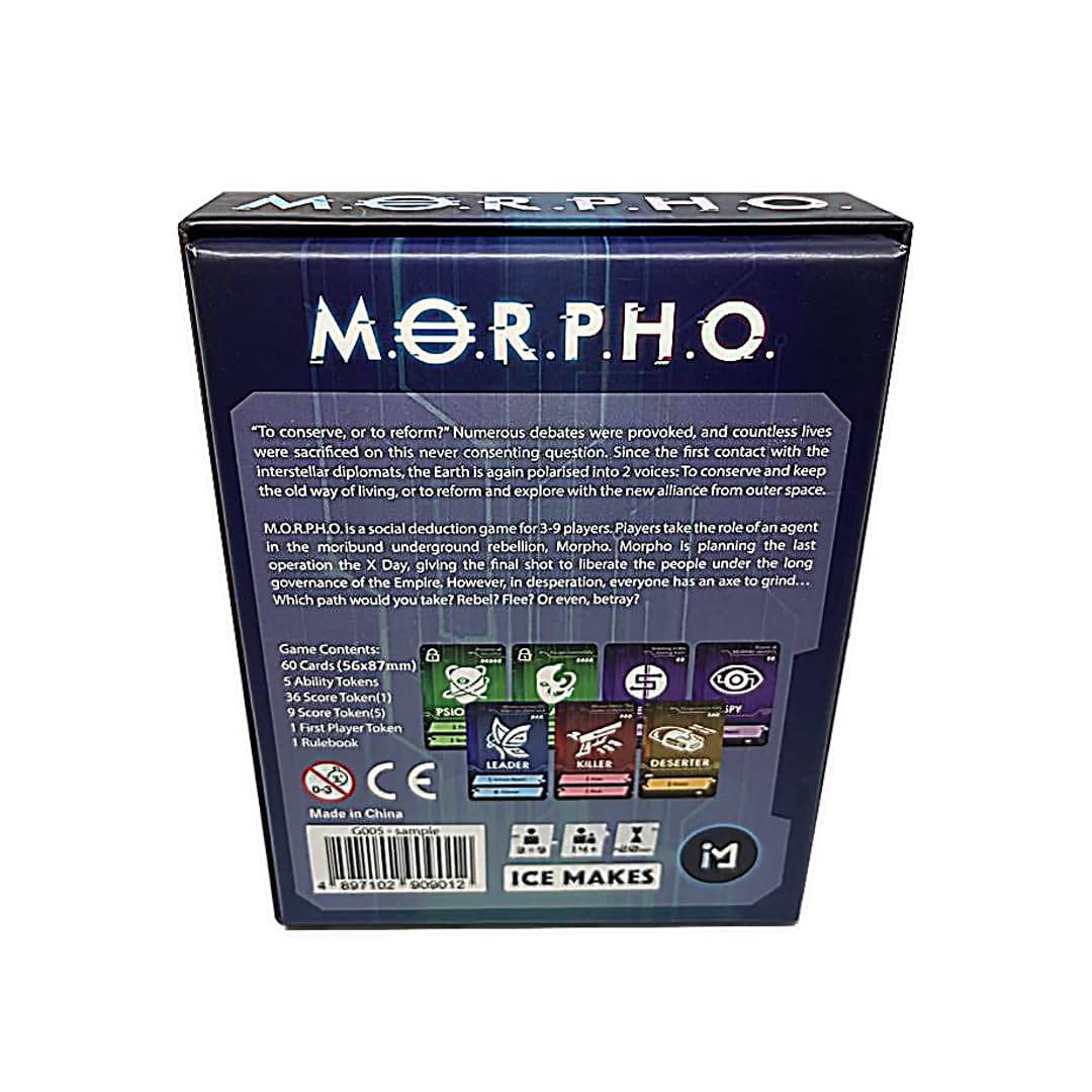 Snapklik.com : MORPHO Strategy Card Game Double Identities Social ...