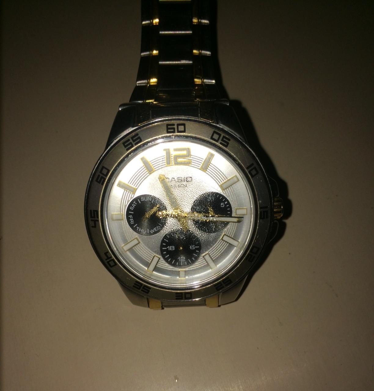 Casio Enticer Men Analog White Dial Men's Watch - MTP-1300SG-7AVDF(A486 ...