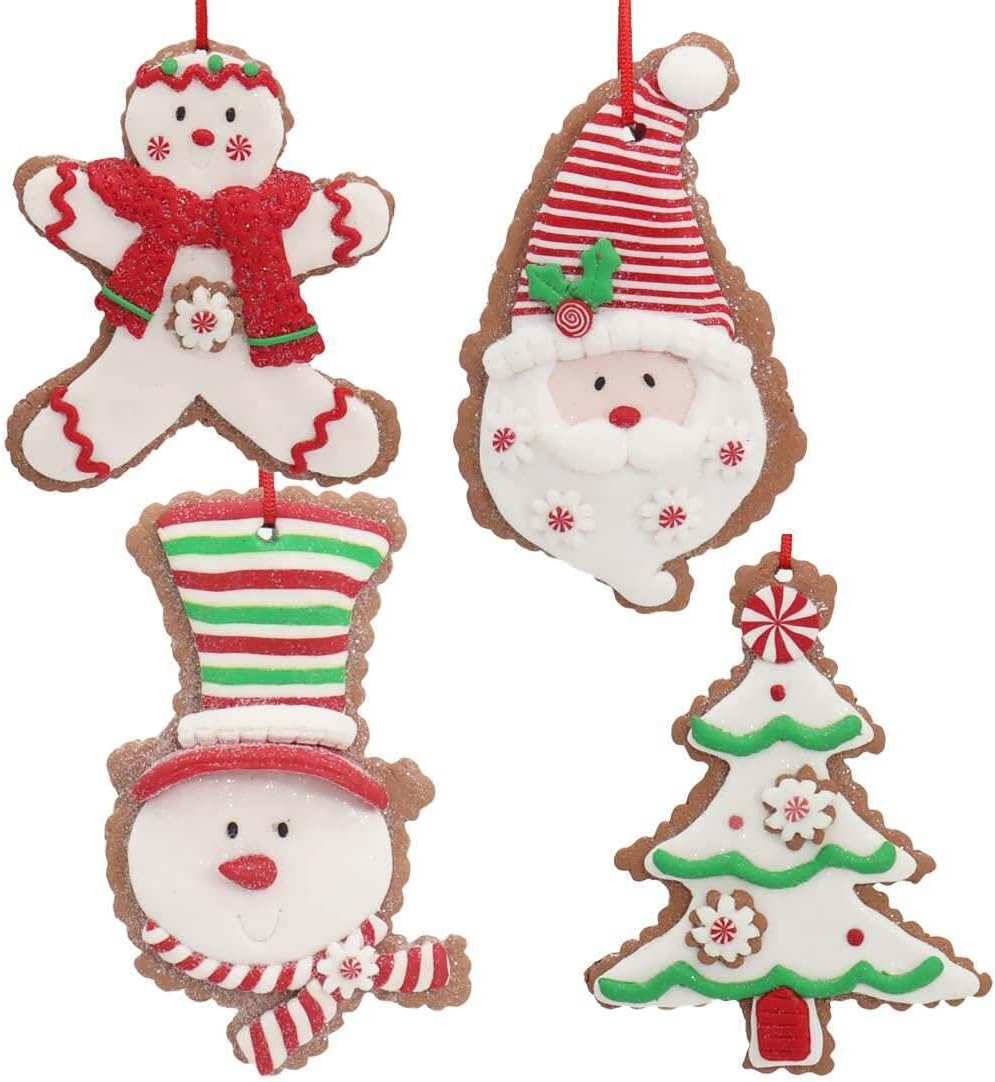 Amazon.com: Gingerbread With Mixer and Sifter Ornaments, 2 Assorted ...
